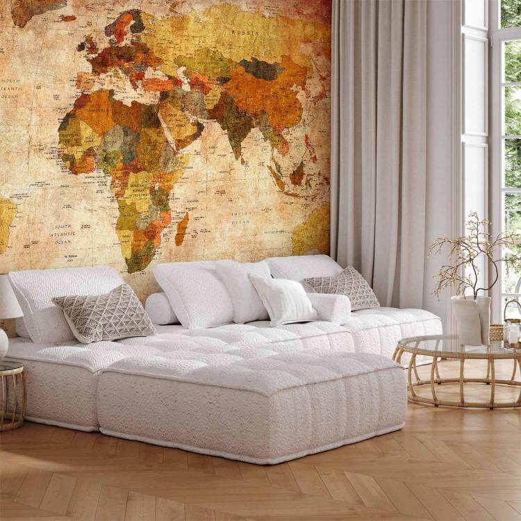 World Map Mural, World Map Wall Mural, Map Wall Mural, World Map ...