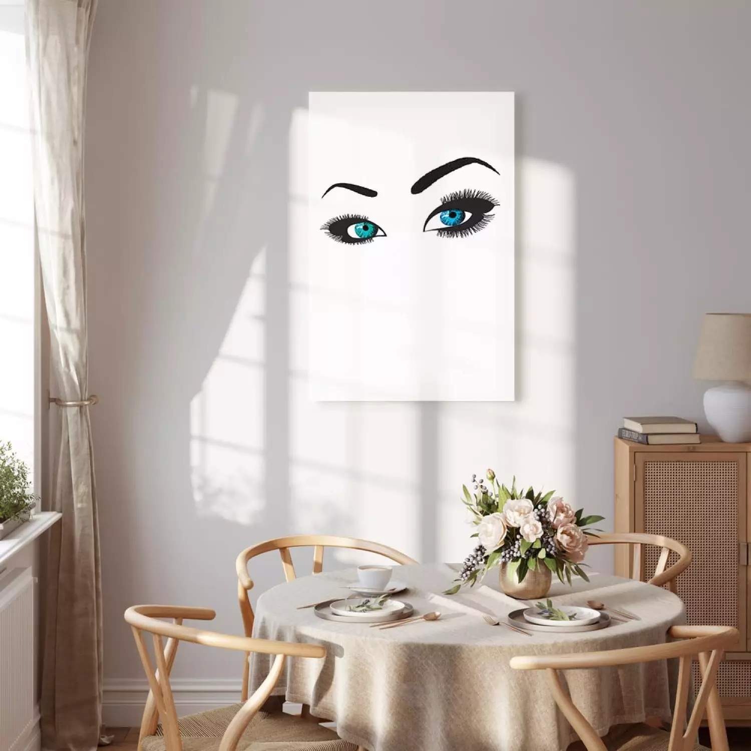 how to draw eyelashes on canvas