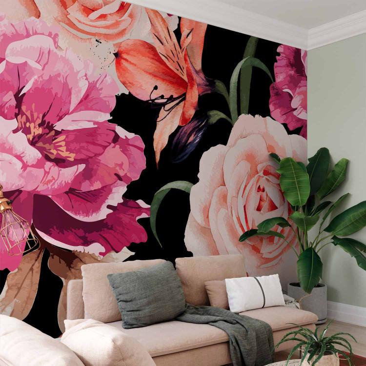 Rose Wall Painting, Roses Mural, Rose Wall Murals, Rose Murals For Wall ...