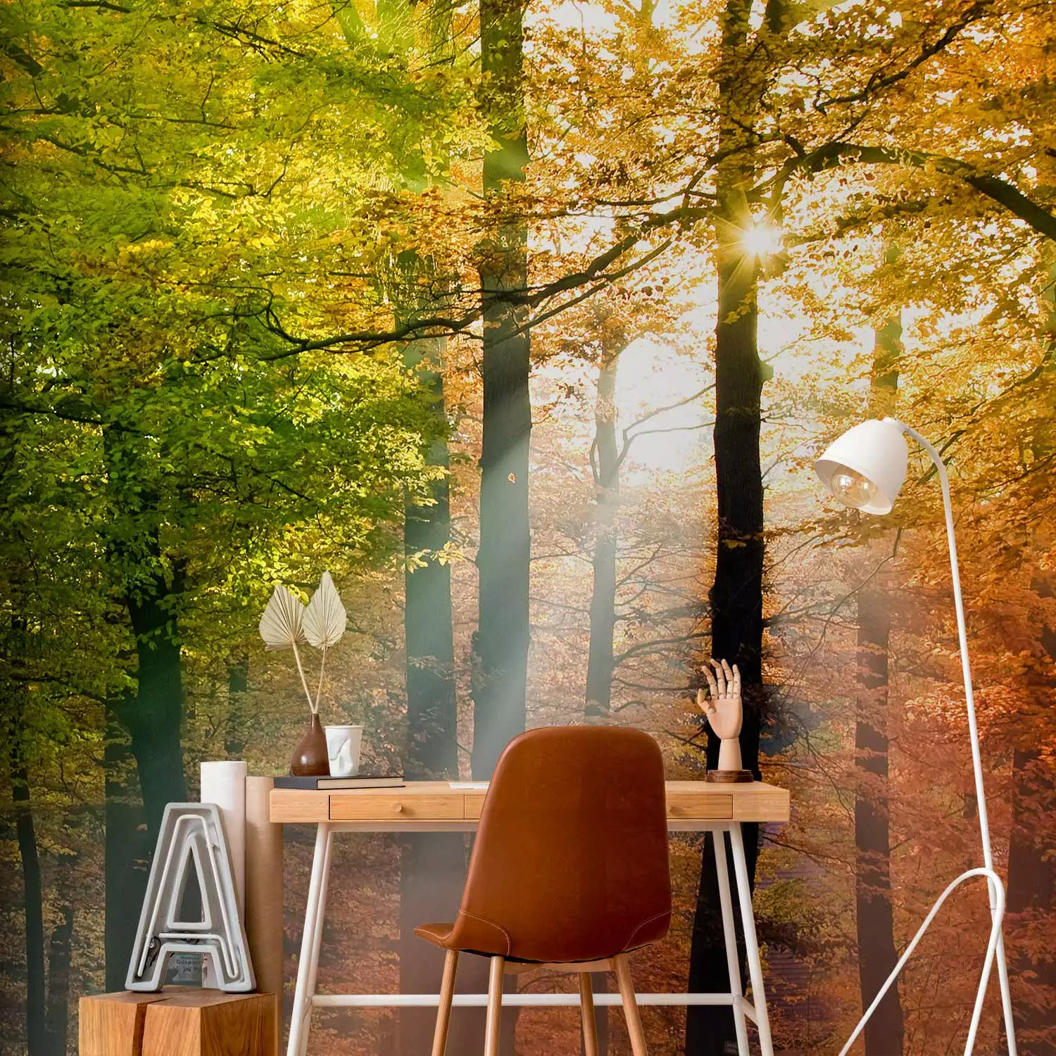 feature wallpaper trees