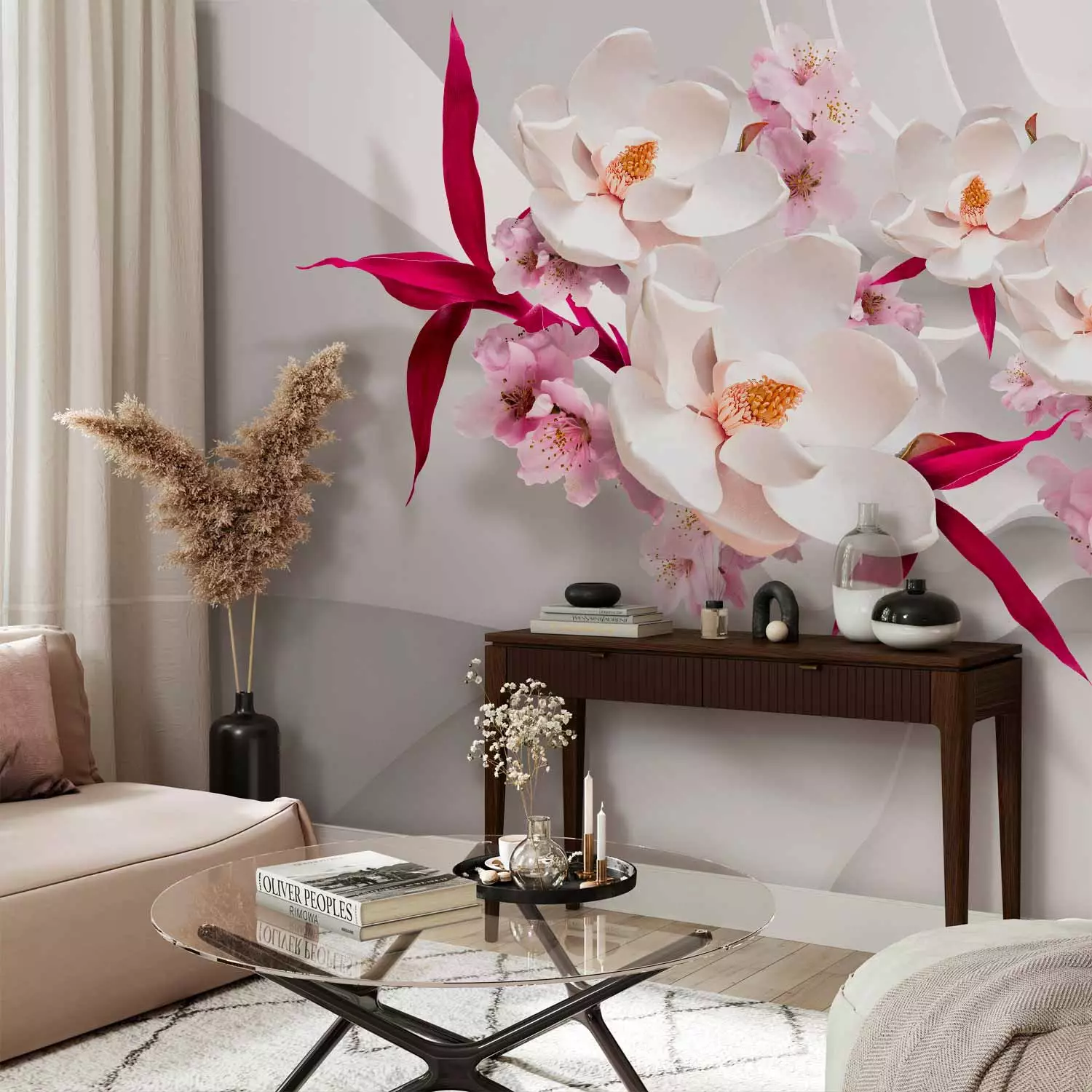 3d effect flower wallpaper