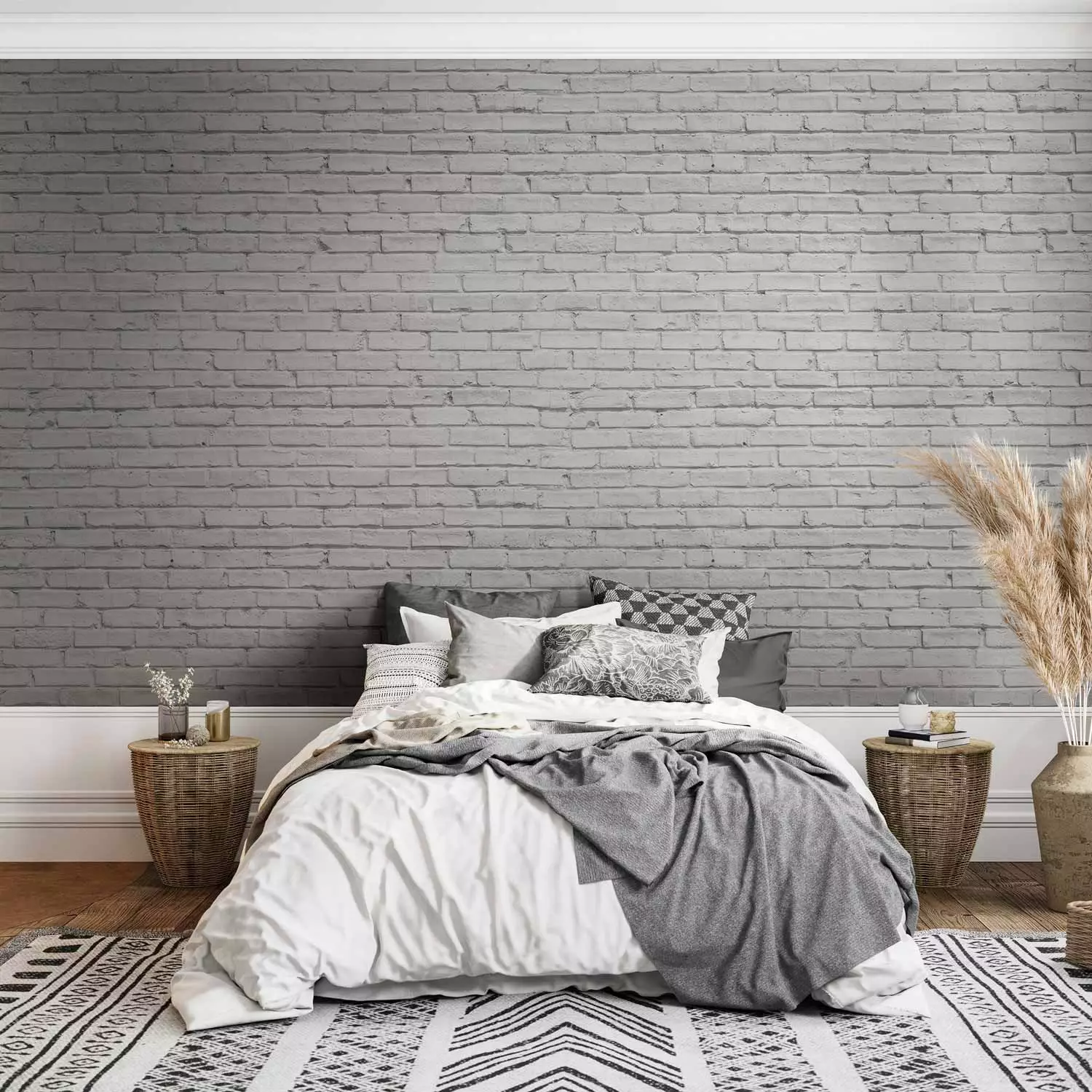 gray wall background design
