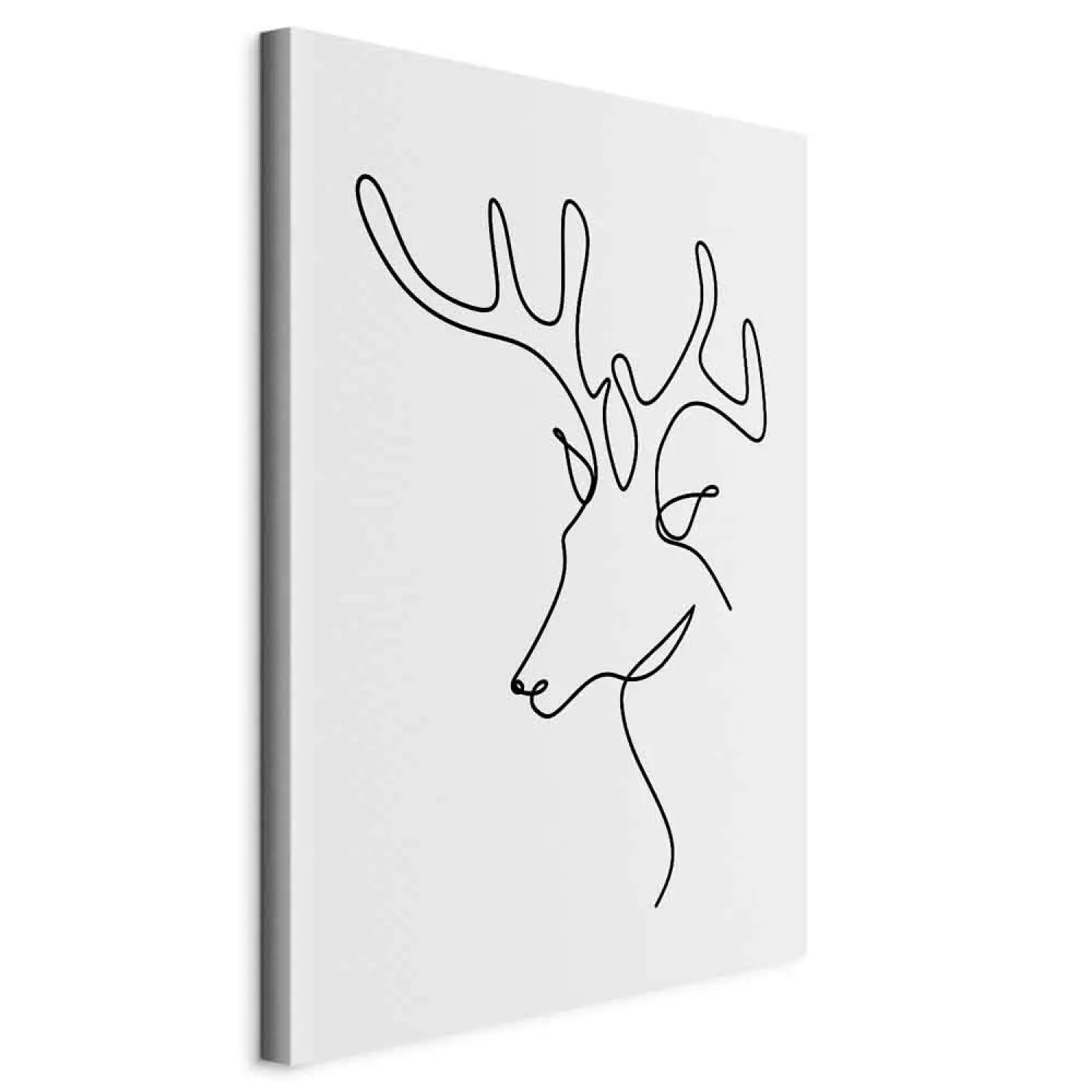 how to draw a deer profile