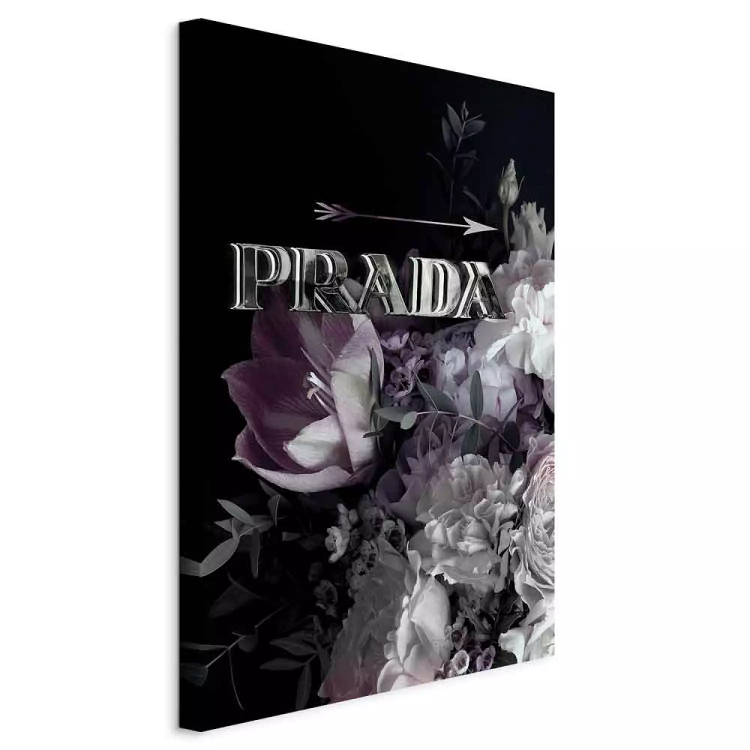 prada wallpaper white