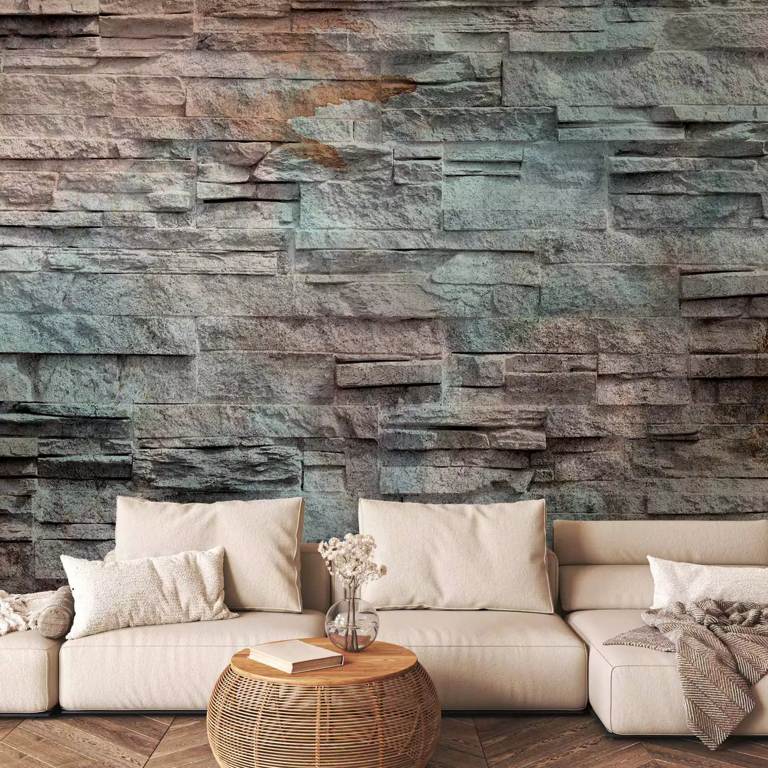 stone wall pattern design