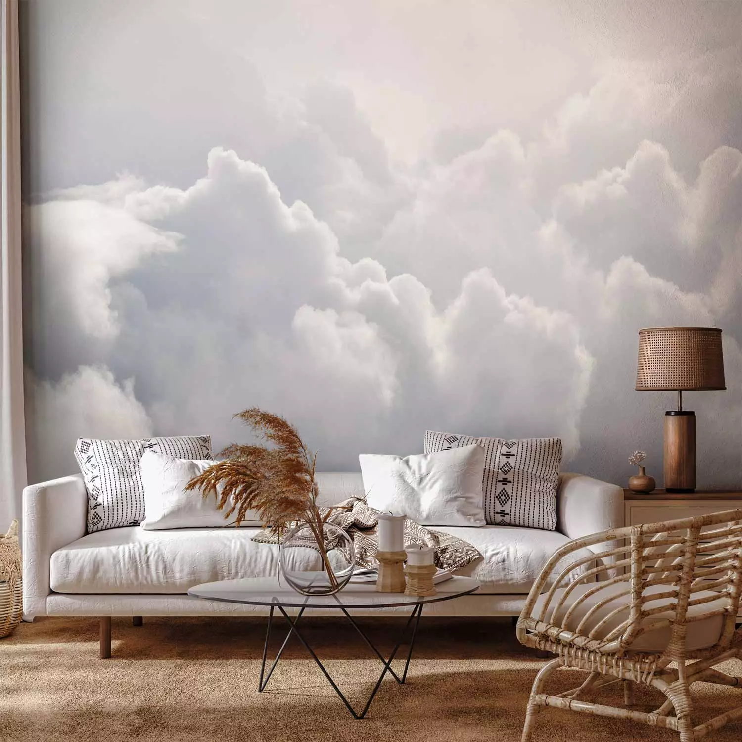 cloud wall mural wallpaper
