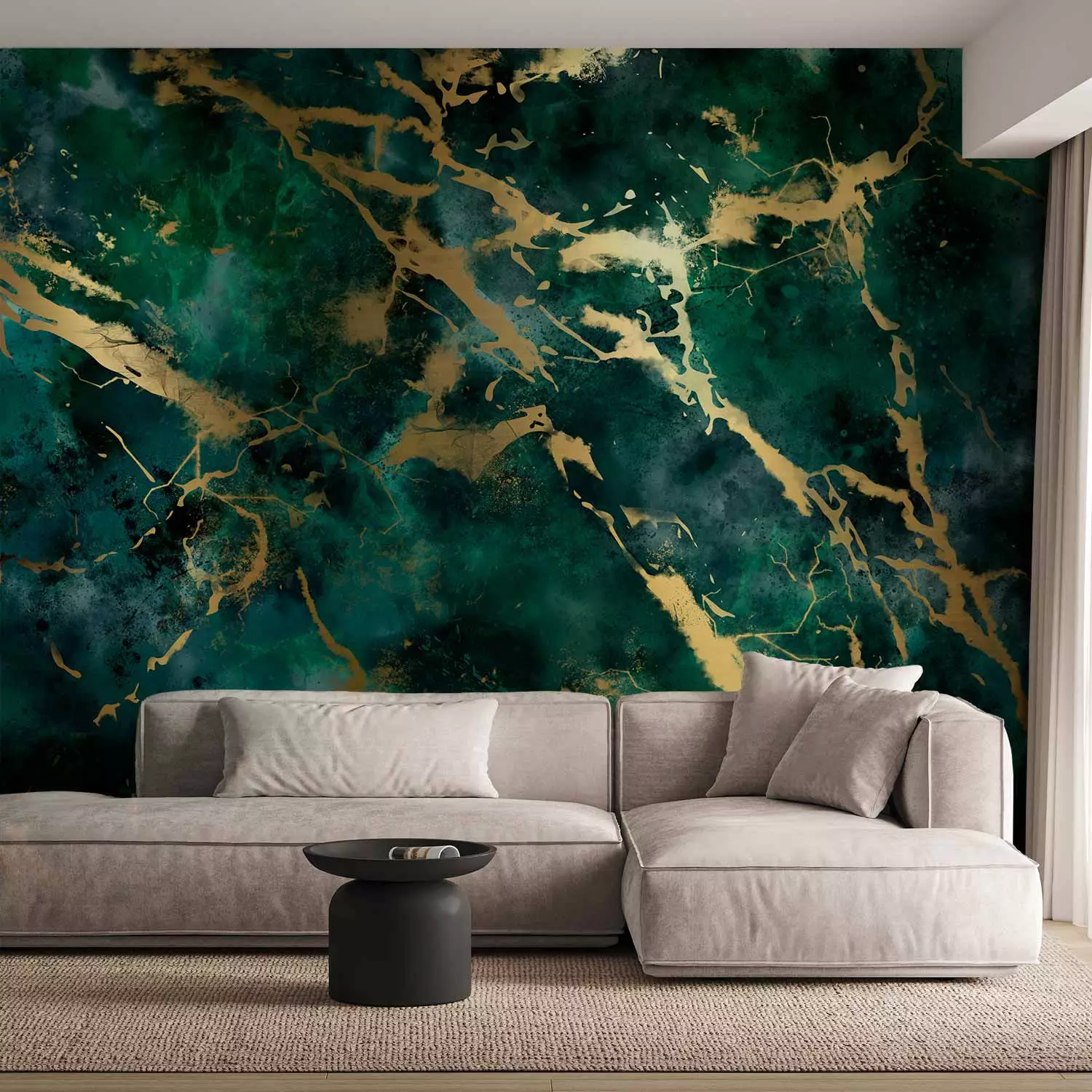 wall murals green