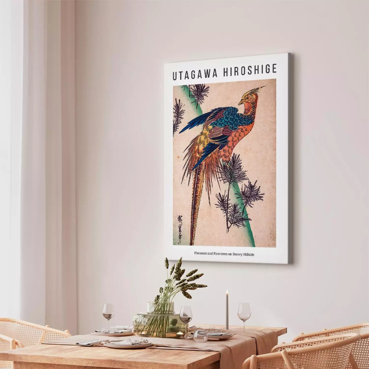 pheasant canvas prints