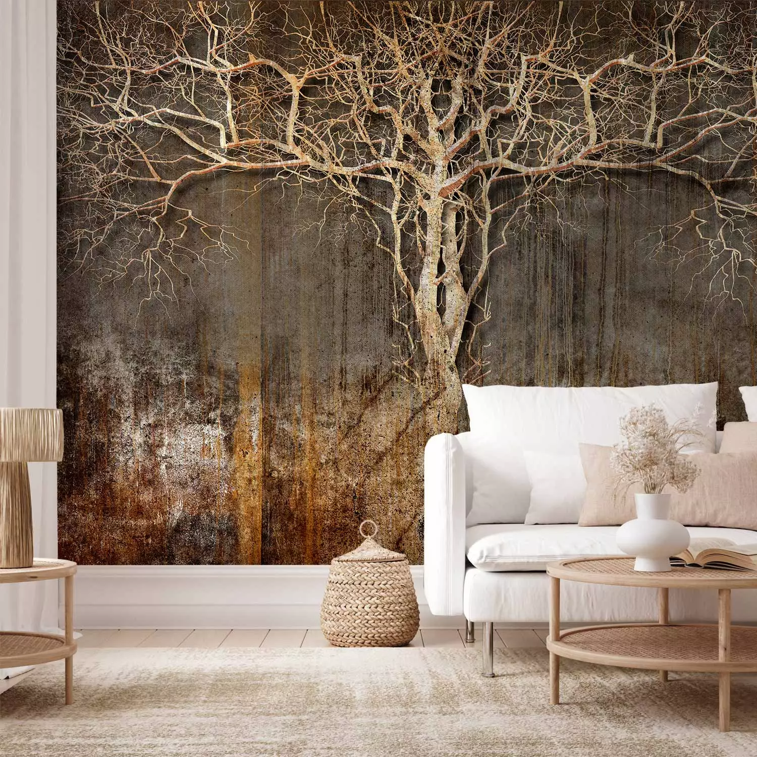 wallpaper with tree design