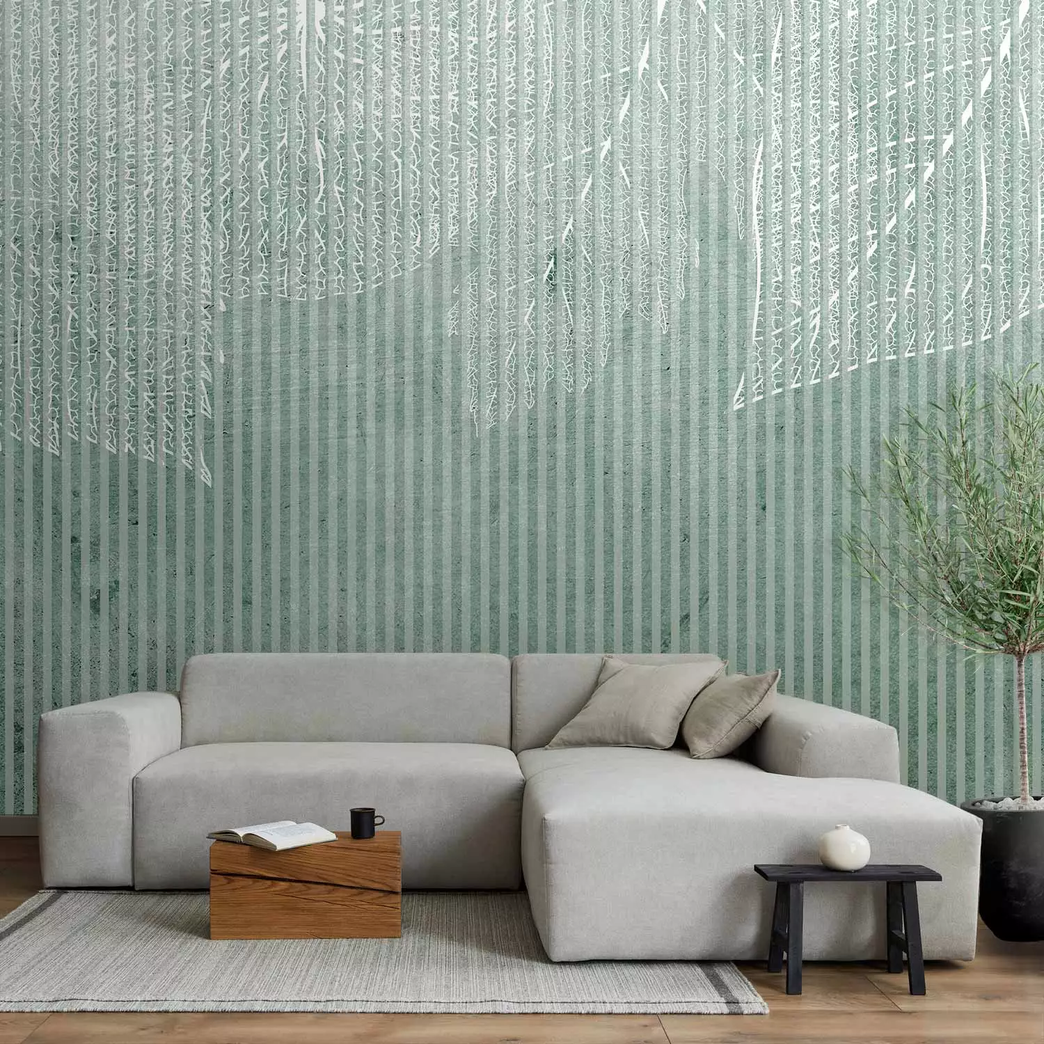 leaf pattern wall design