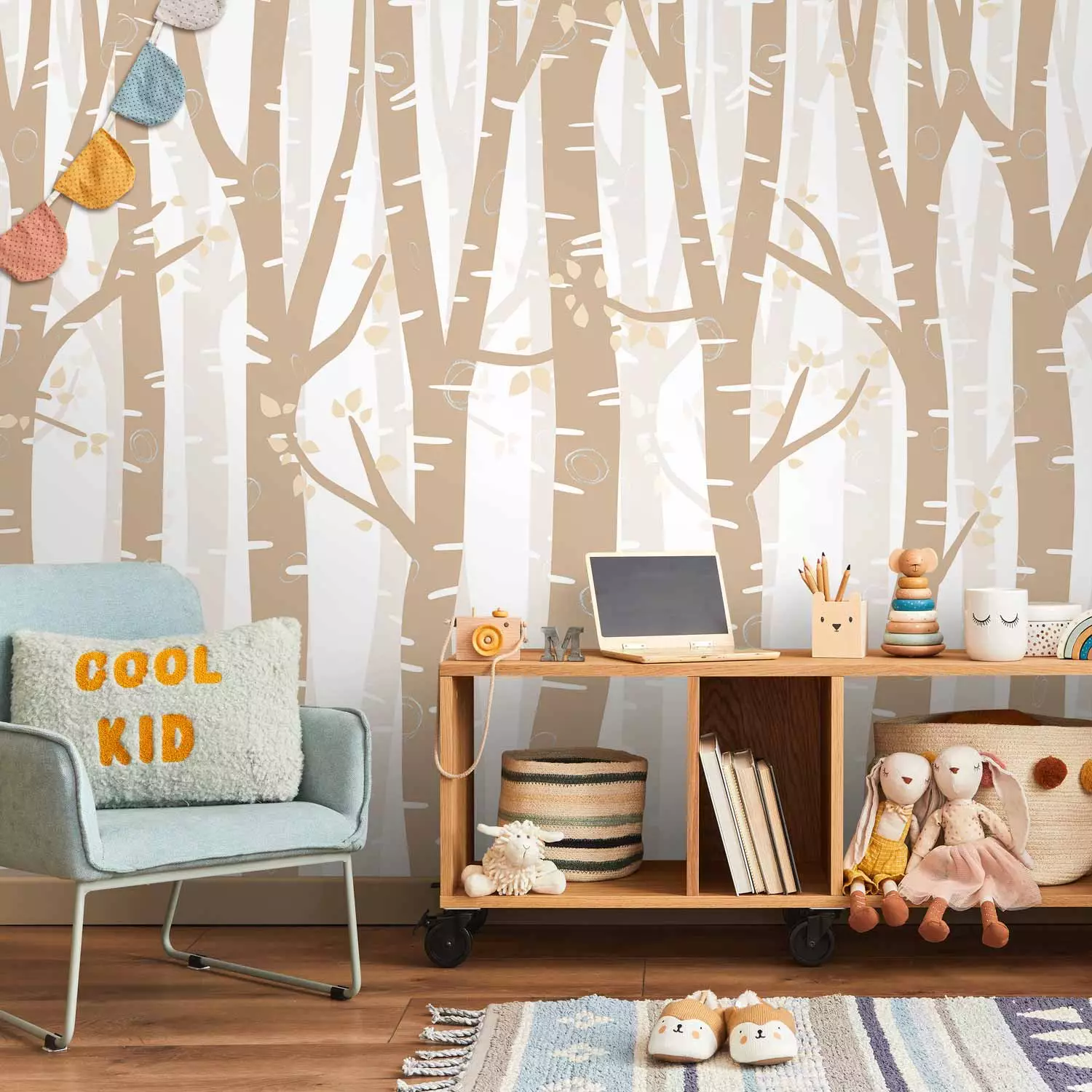 forest wallpaper mural