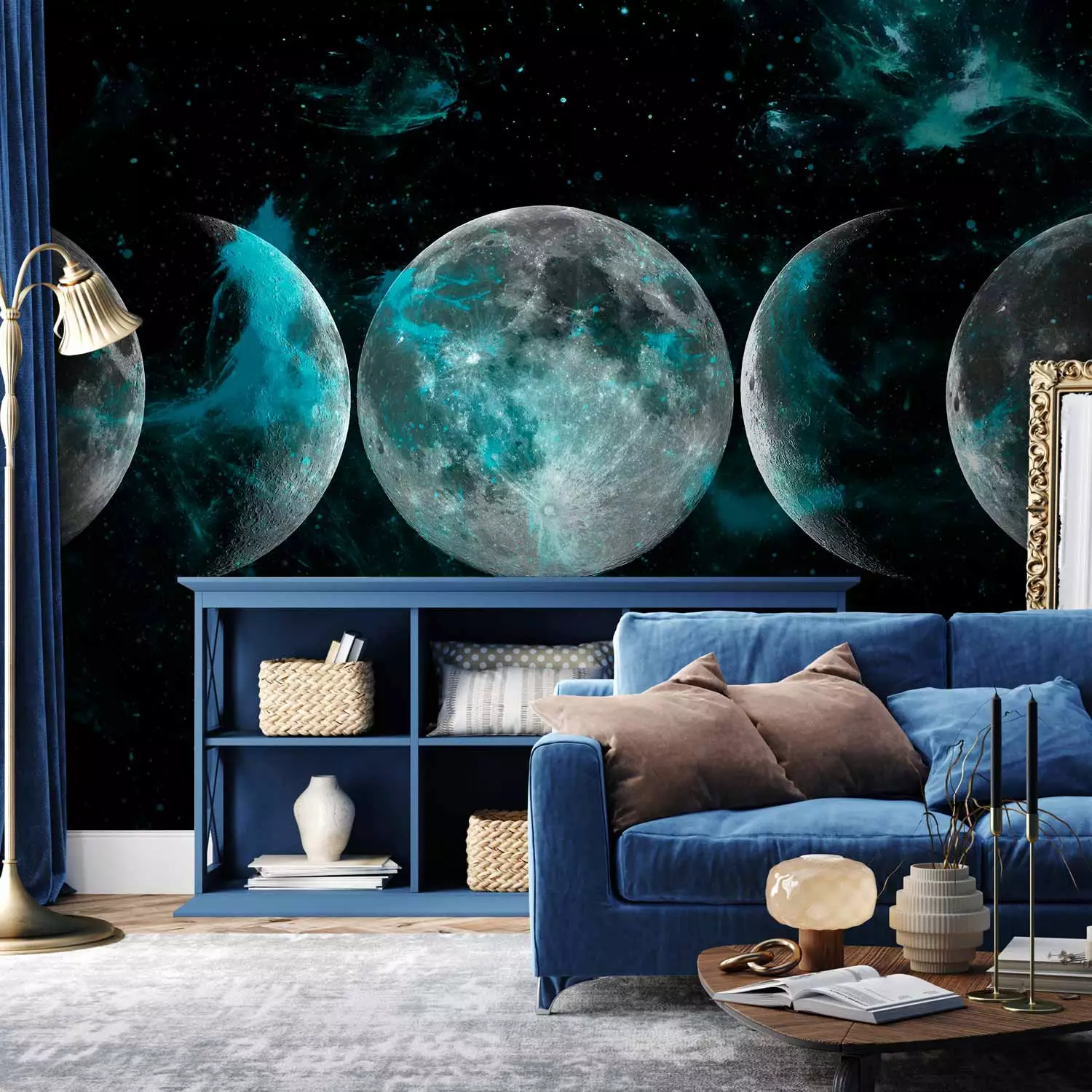 moon phases wallpaper