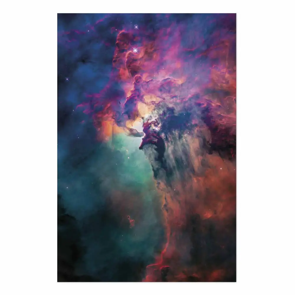 Poster in frames Star View - Colorful Nebula Photographed With a ...