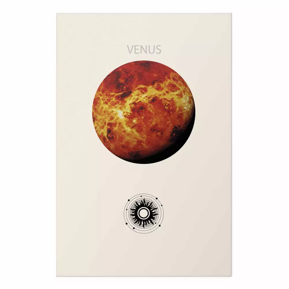 Poster Shining Venus - The Brightest Planet in the Solar System - bimago