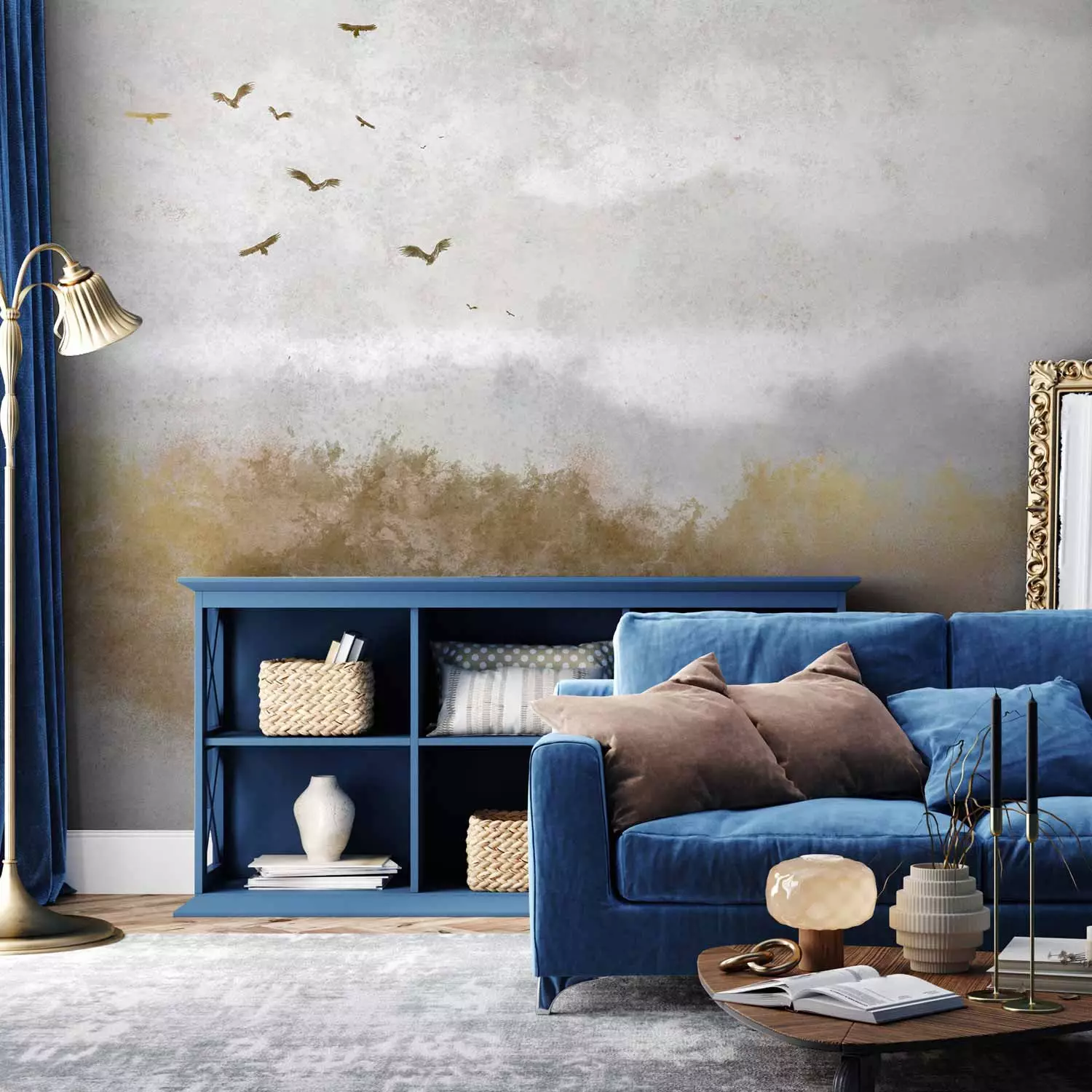 feature mural wallpaper