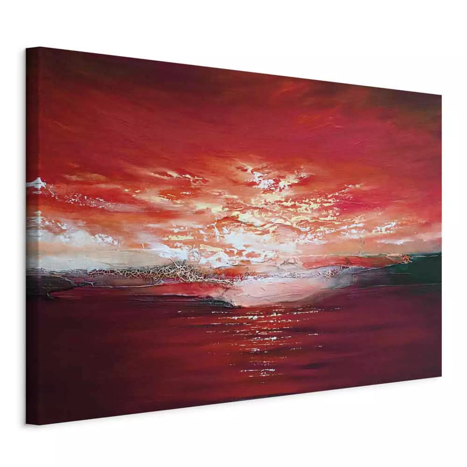 abstract sunset print