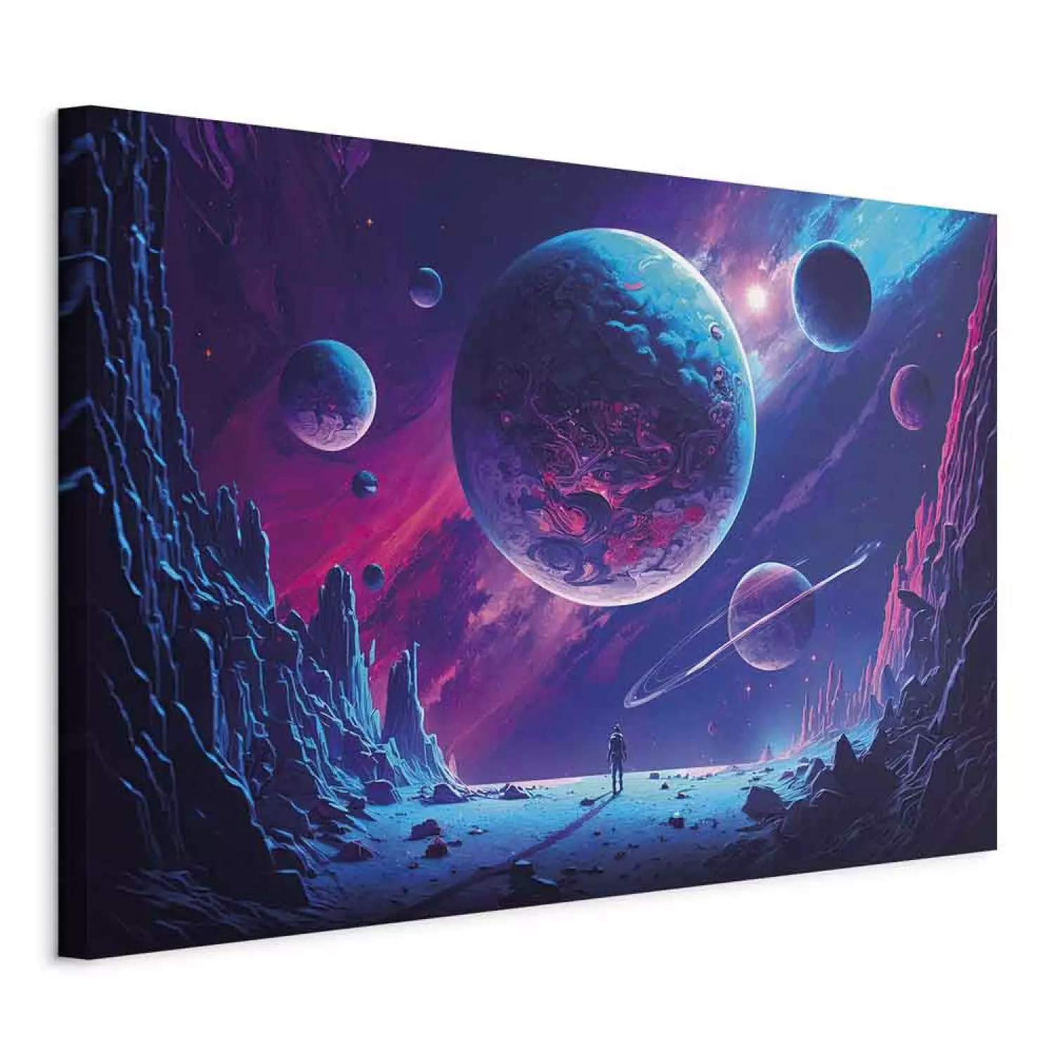 planets abstract art