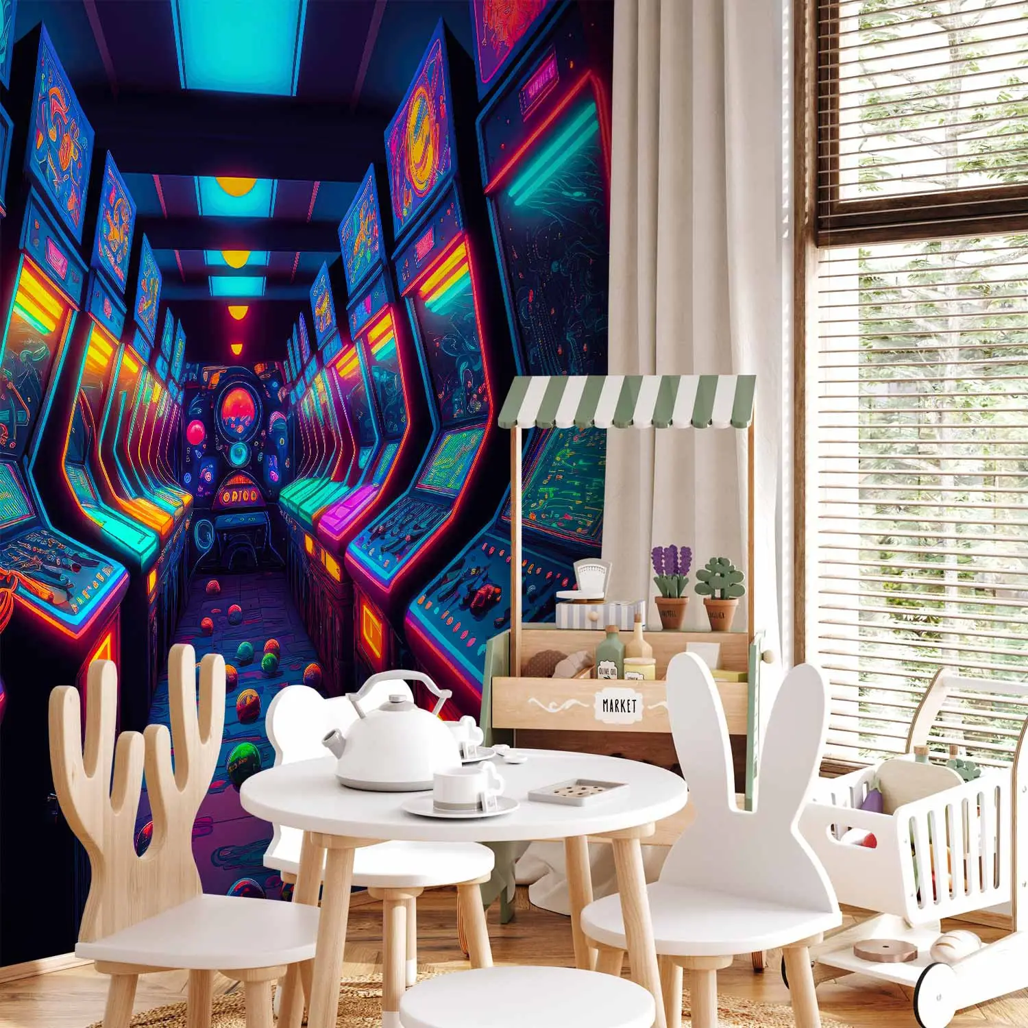 Arcade Game Room Art