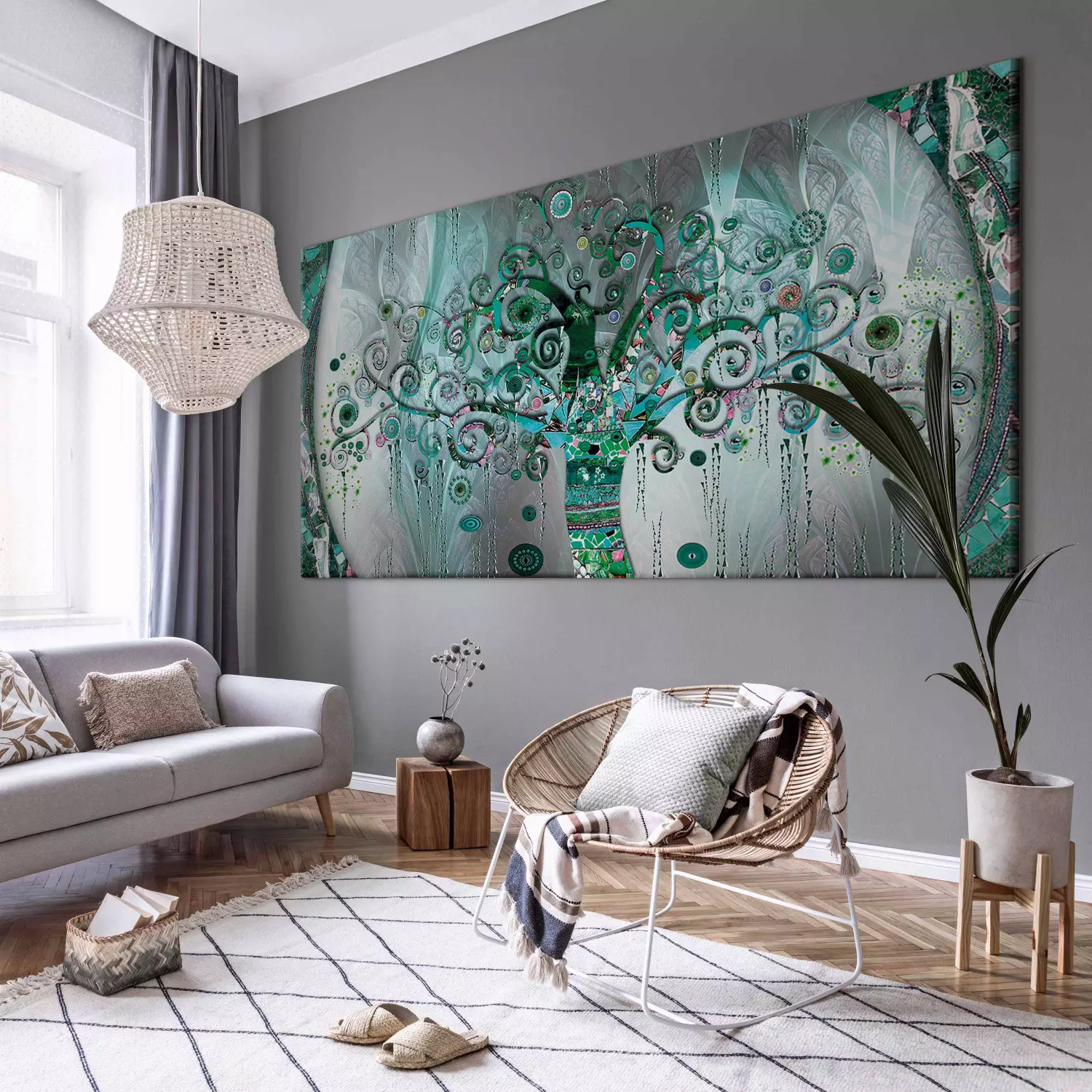 emerald style abstract