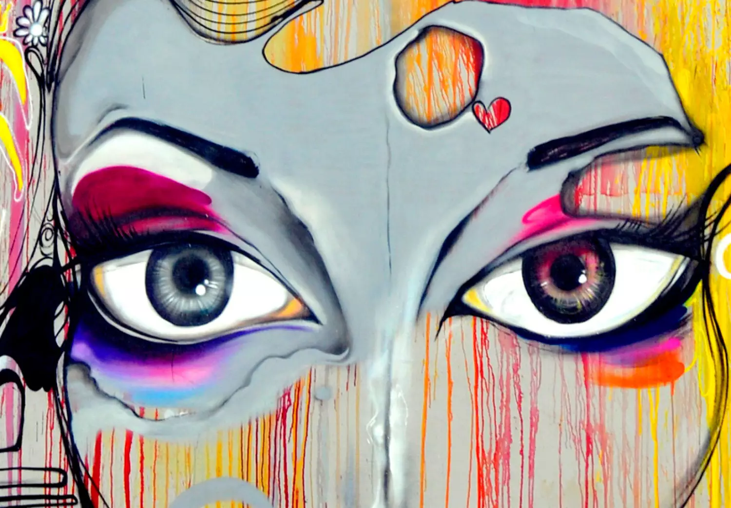 graffiti style faces