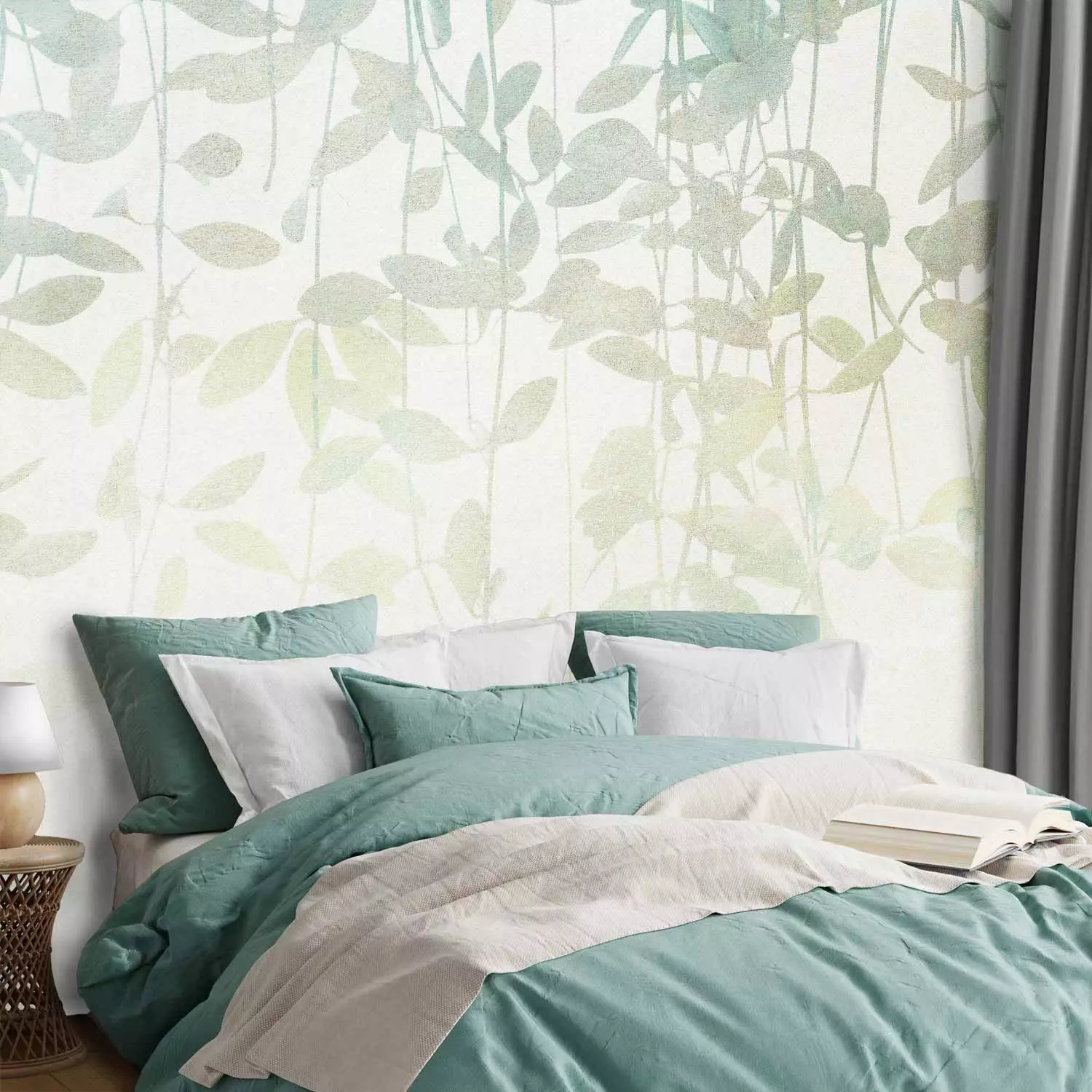 subtle green wallpaper