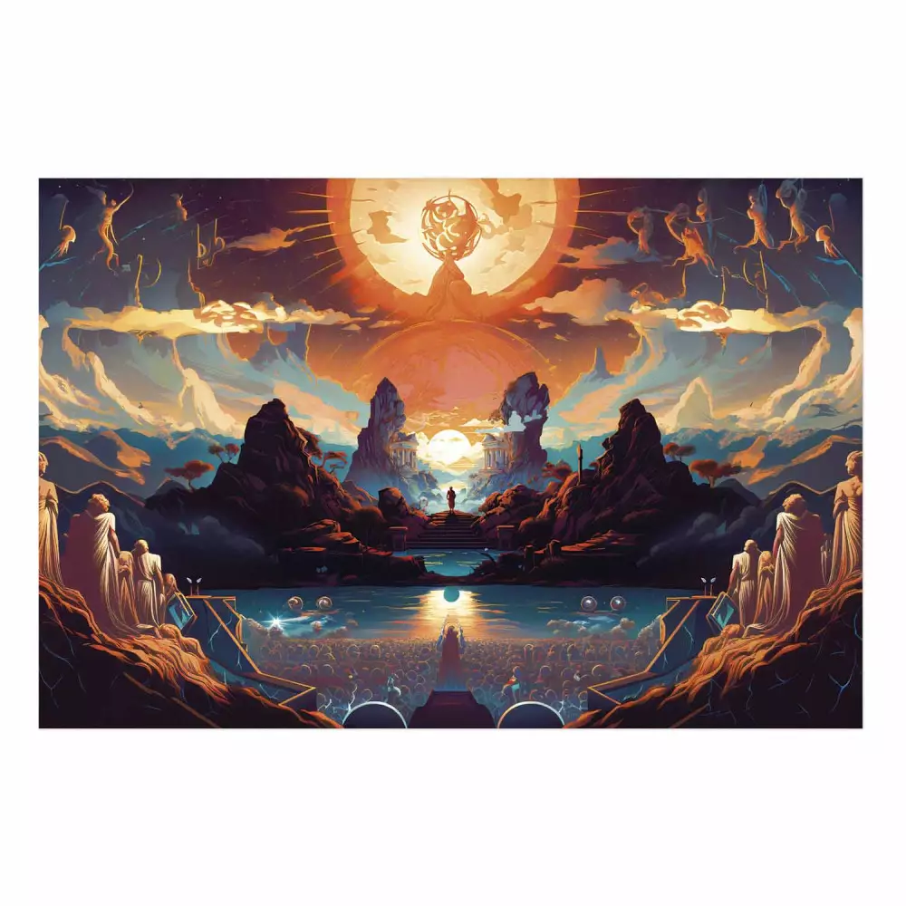 Poster in frames Greek Mythology - A View of the Phenomenal Dawn of the ...