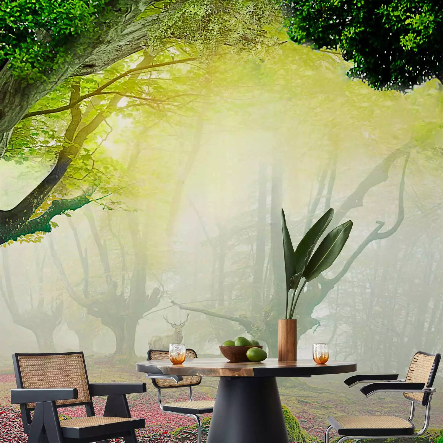 feature wallpaper trees