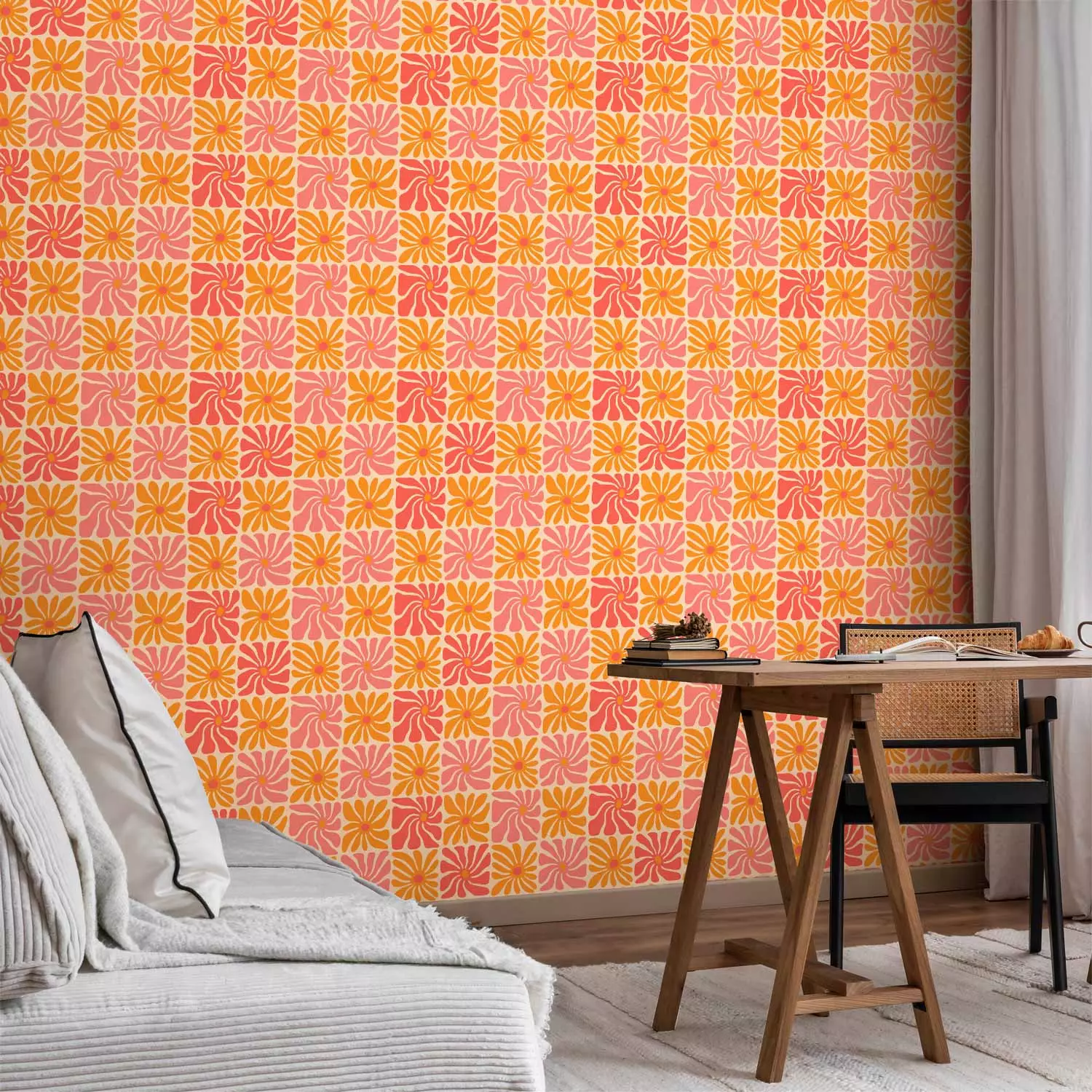 orange wallpaper designs