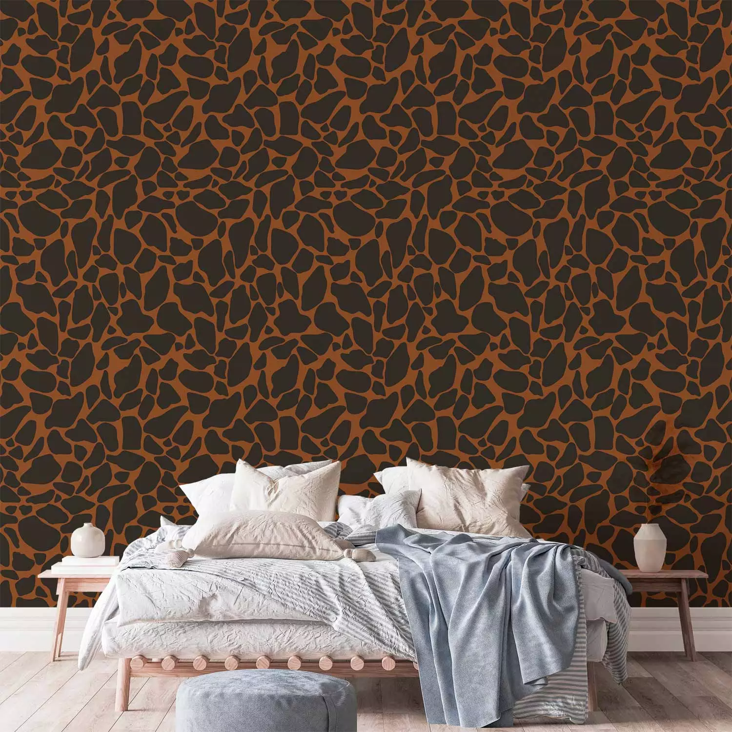 brown pattern wallpaper