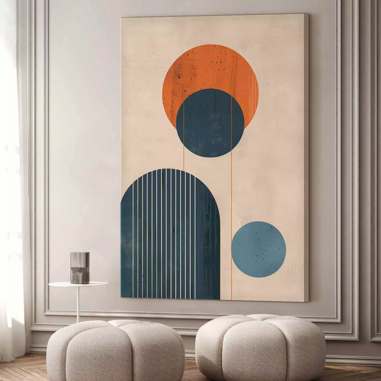 vertical lines wall art