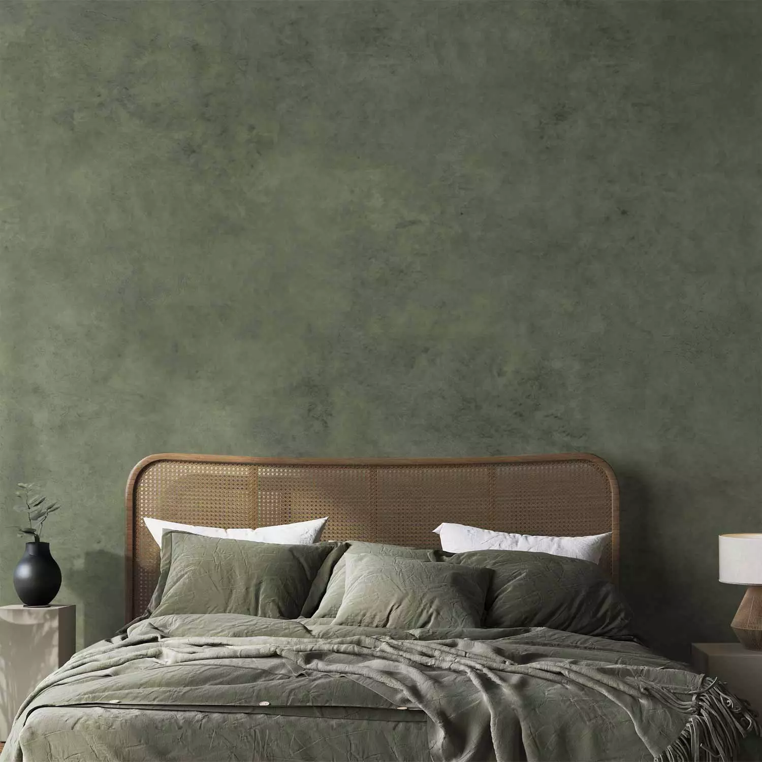 green limewash texture