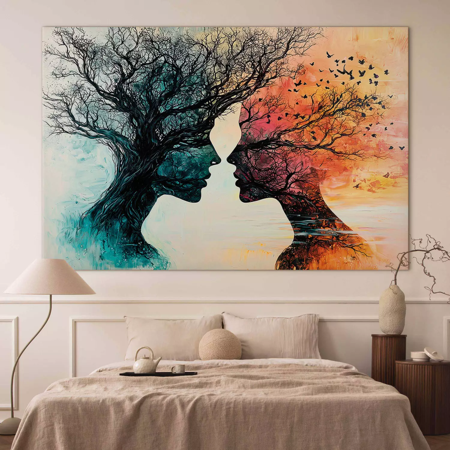 canvas art tree