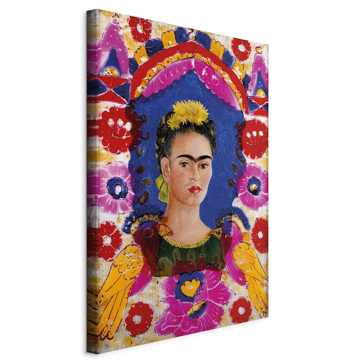 Painting Reproduction Frida Kahlo - The Frame (Self-Portrait) - bimago
