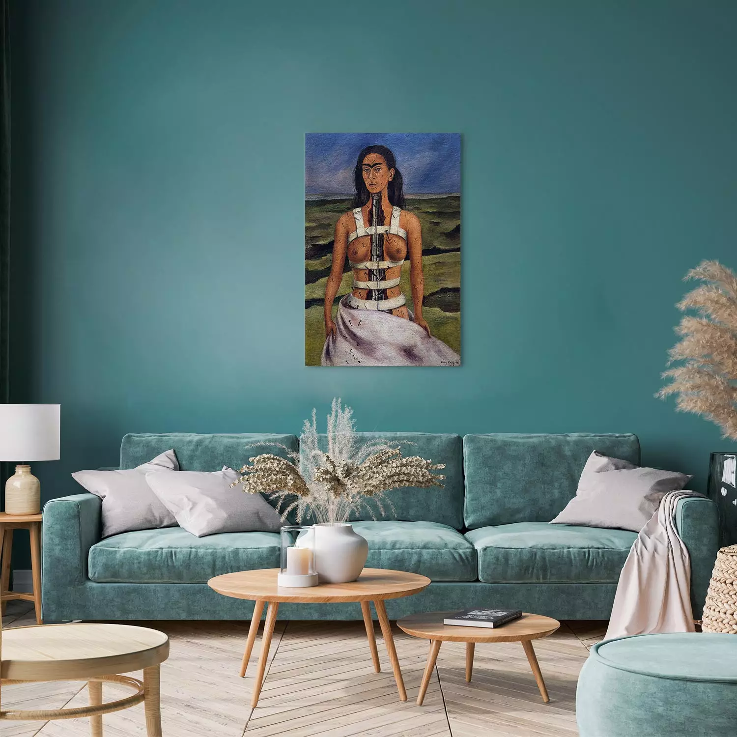 broken column coffee table