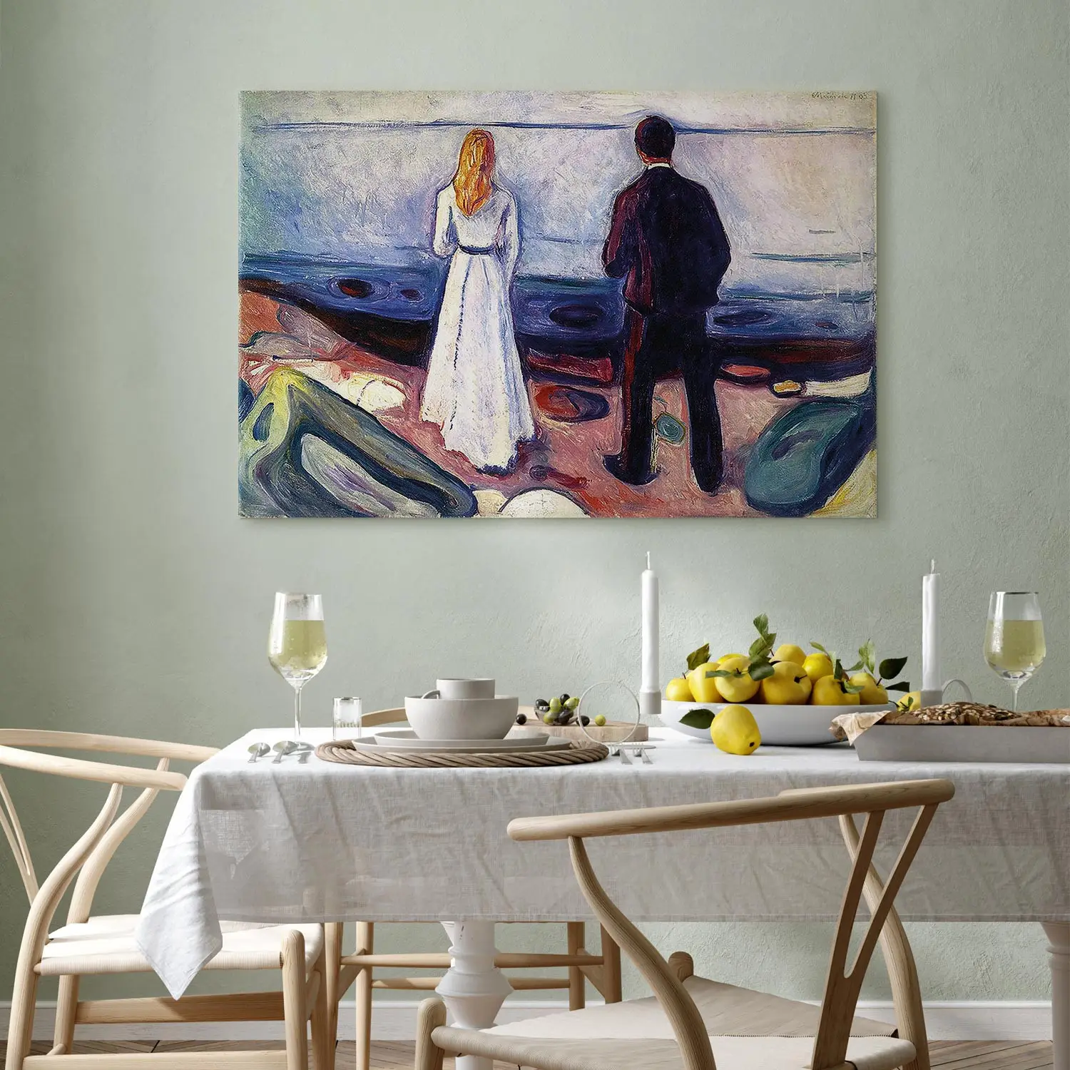 Art Reproduction Edvard Munch - Two Human Beings - bimago