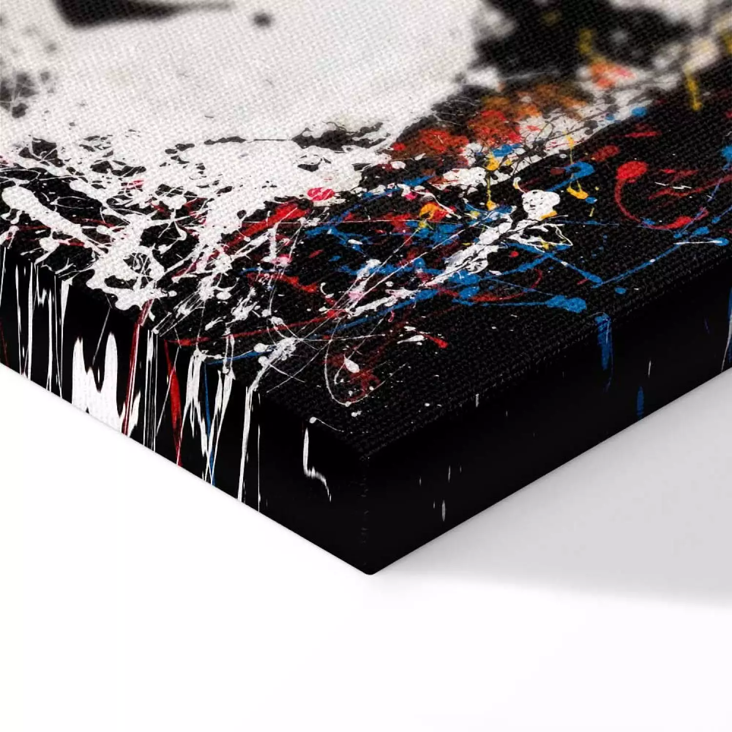 black and white with pop of color artists