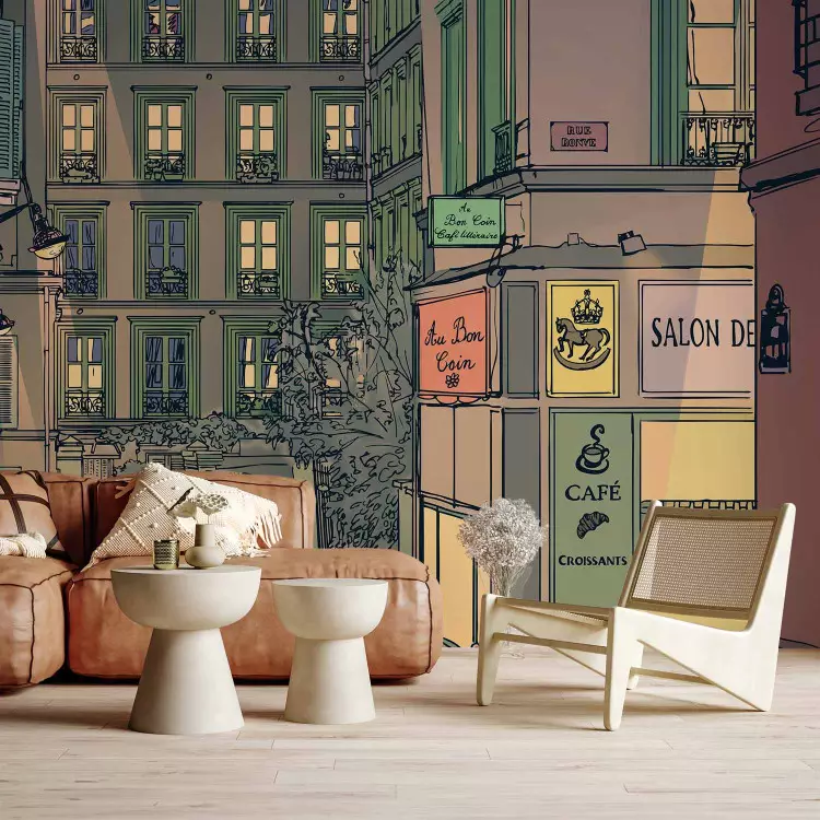 Wall Mural Breakfast in Paris - bimago