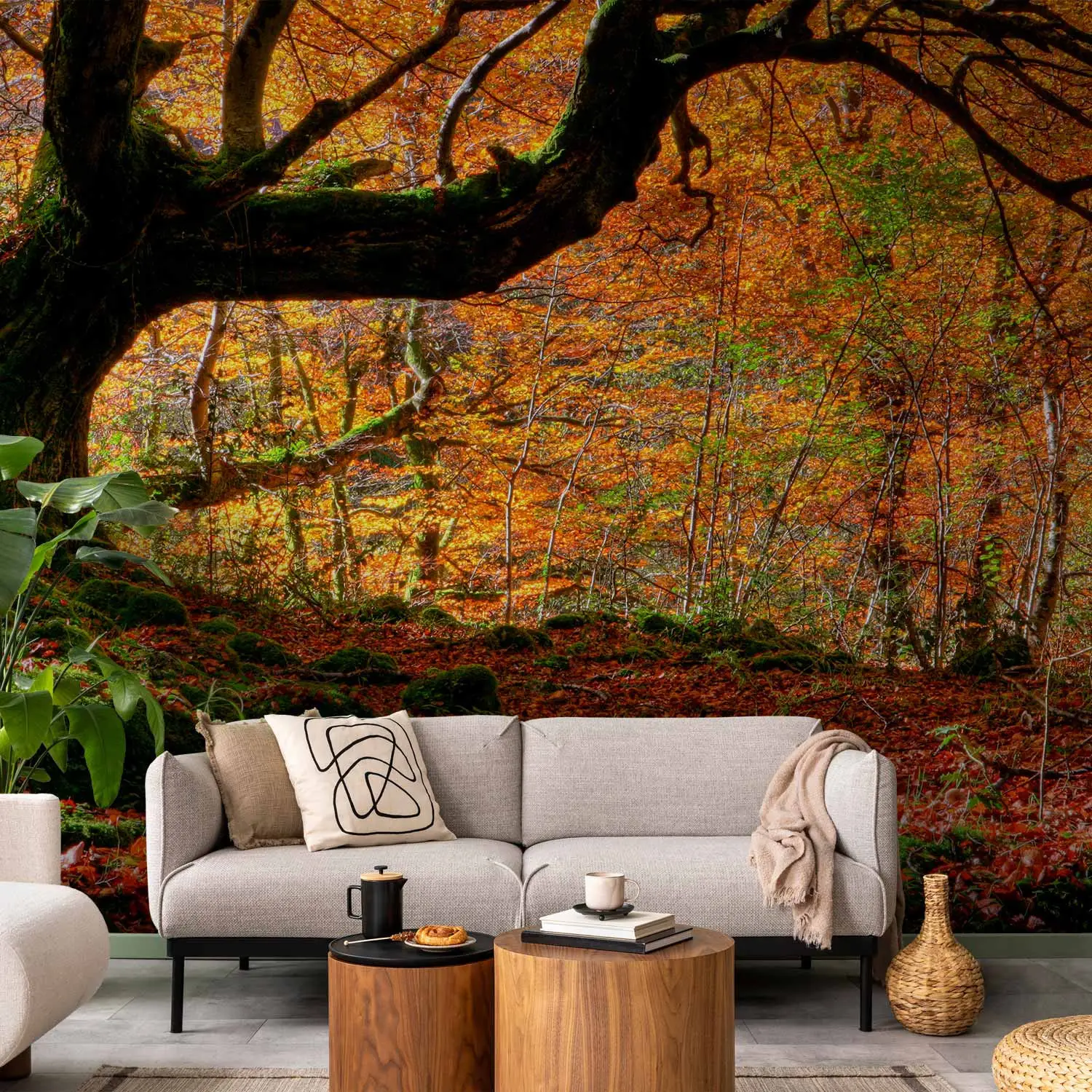 Wall Mural Wallpaper Autumn Autumn Meadow Wall Murals | Urbanwalls