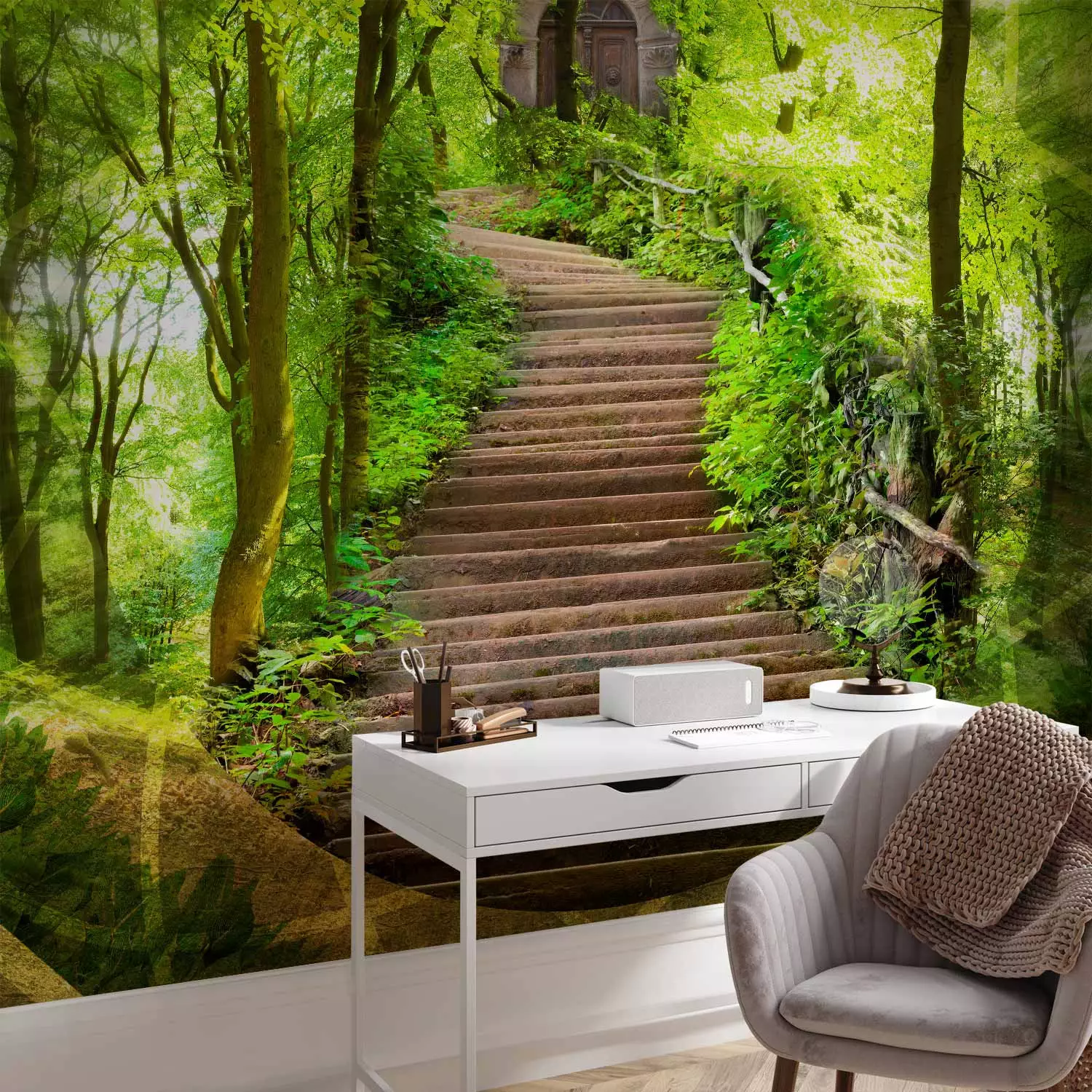 forest wallpaper mural