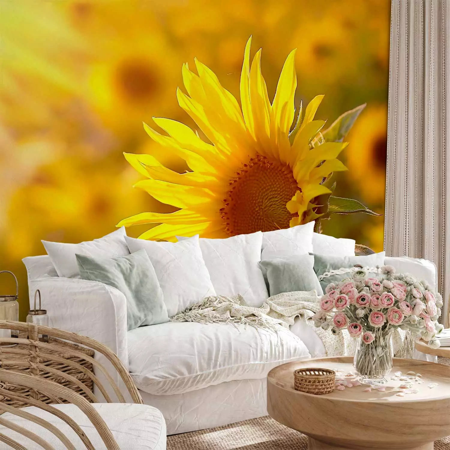 sunflower background design