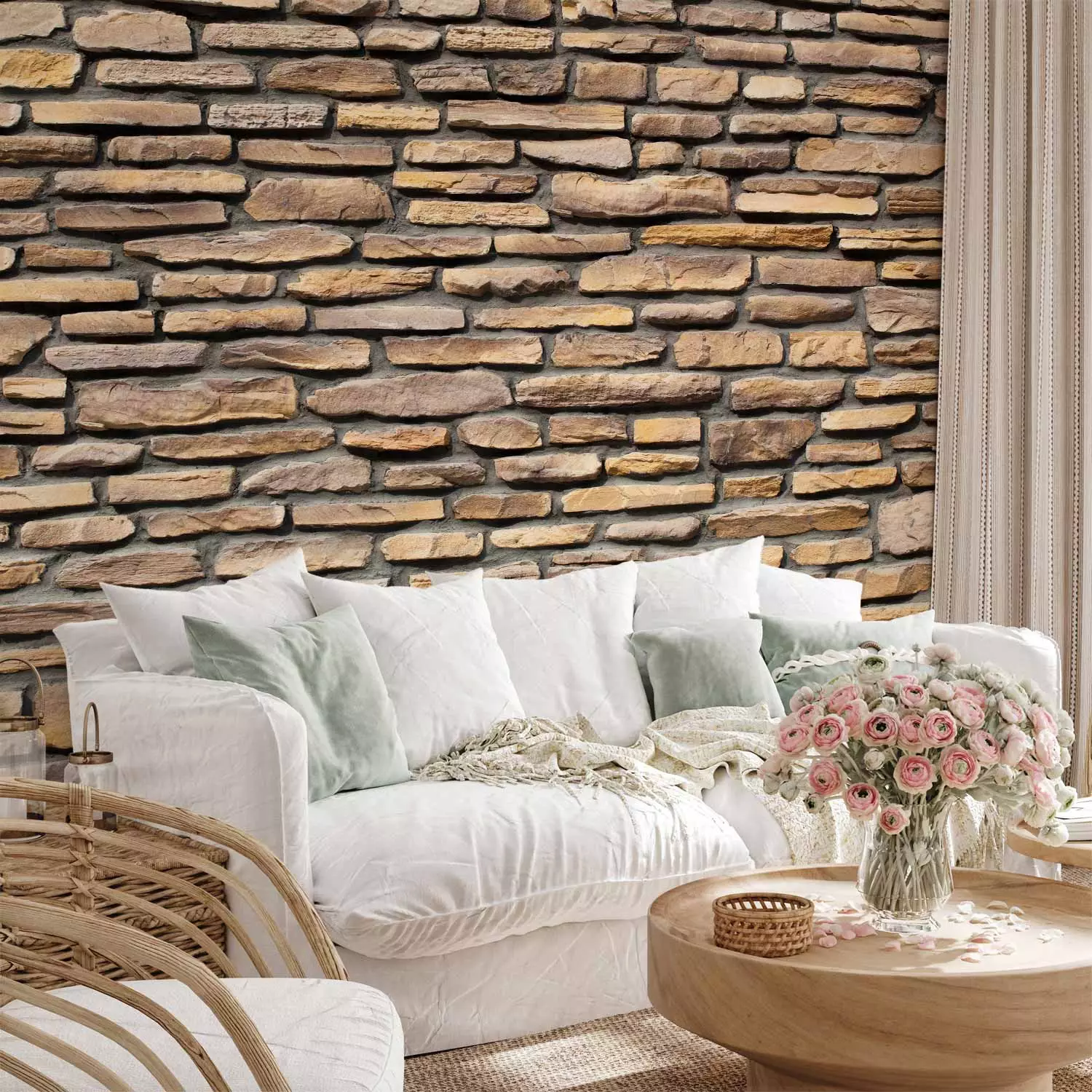 stone wall background art