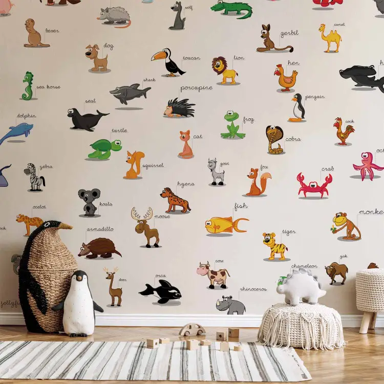 Wall Mural Animals (for children) - bimago