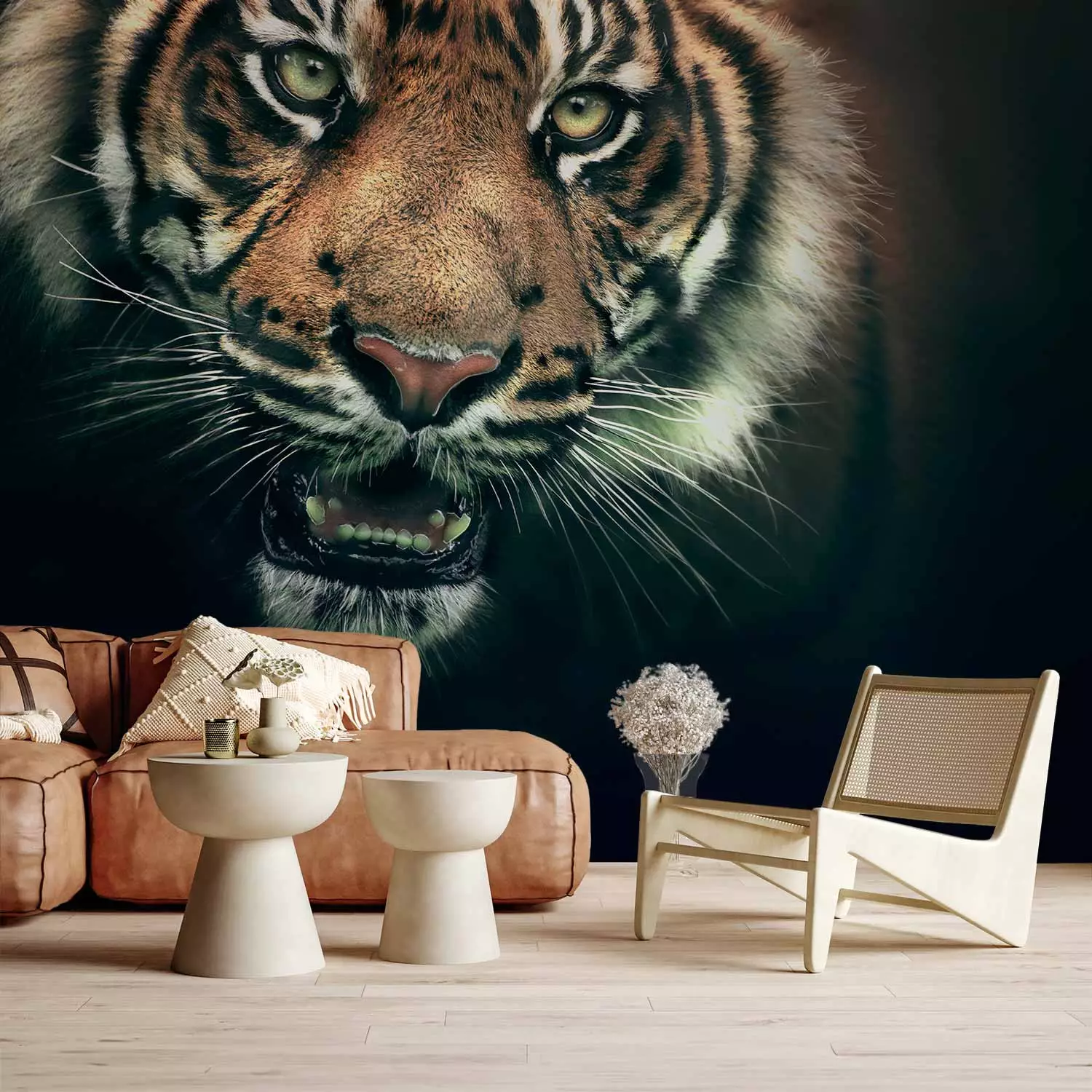 tiger design wallpaper