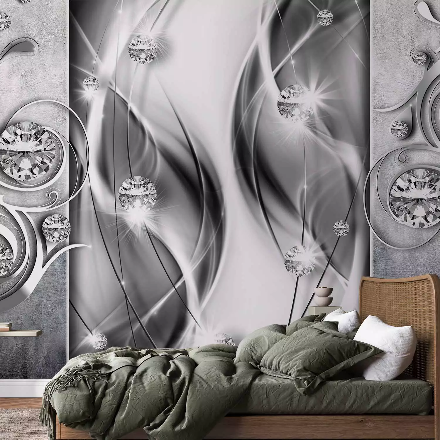 delicate grey wallpaper