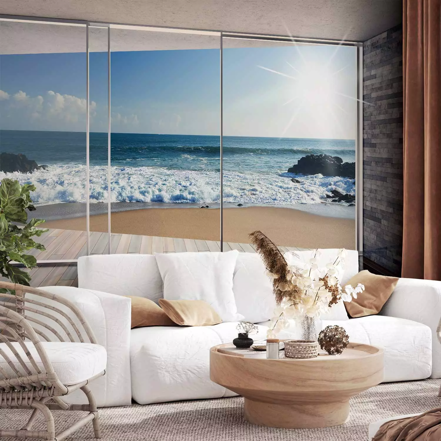 window view wallpaper murals