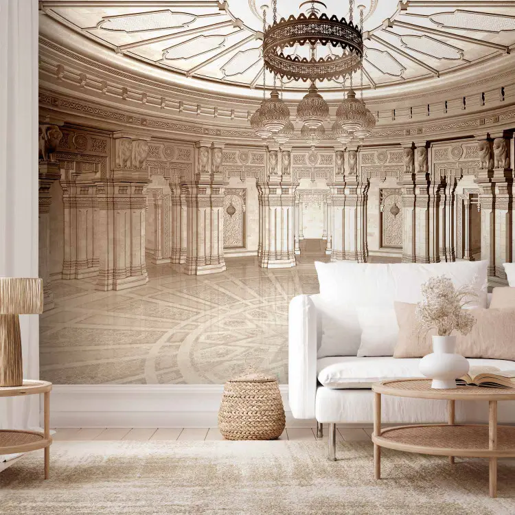 Photo Wallpaper Royal Opulence - Glamourous Chamber Architecture with ...