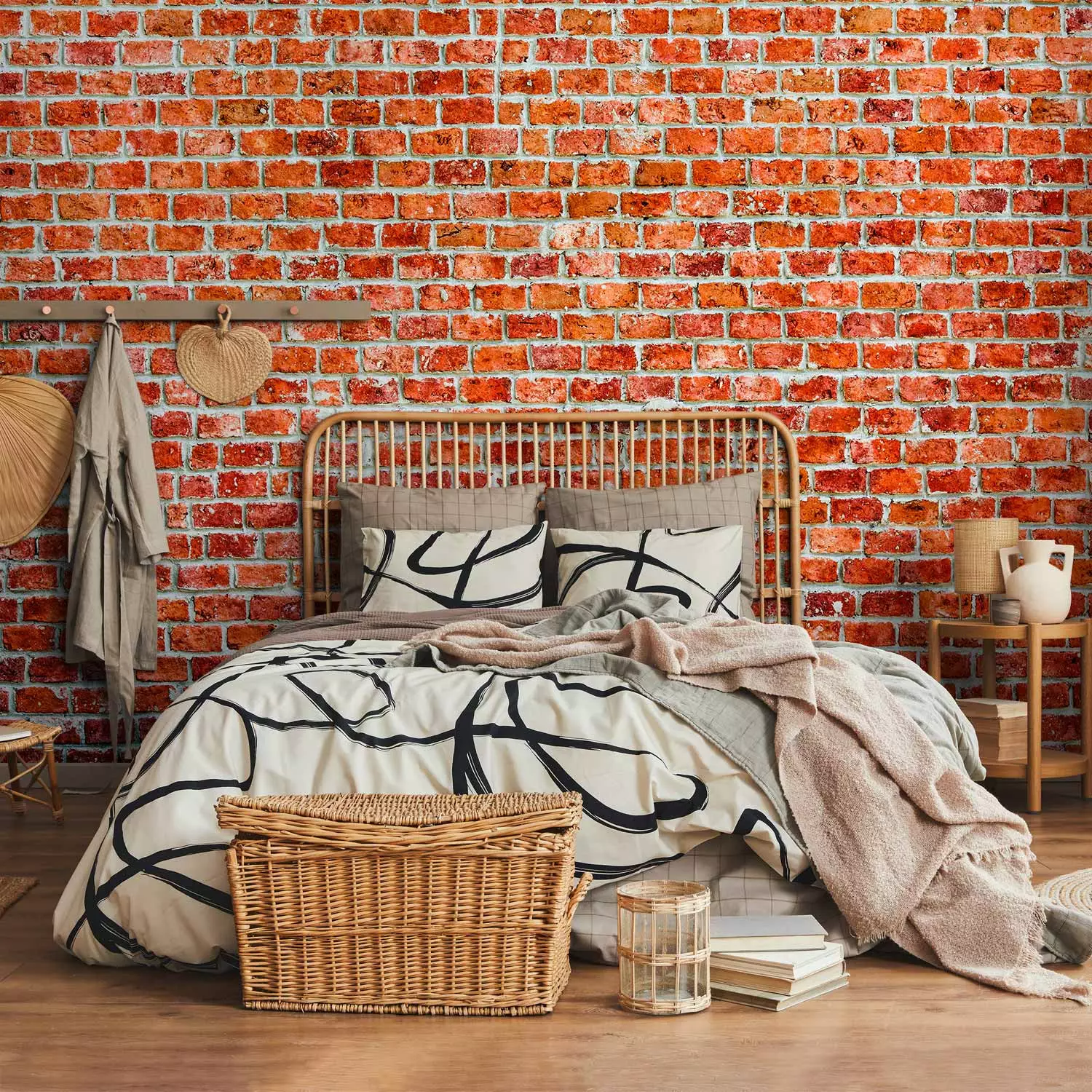 red brick background wallpaper