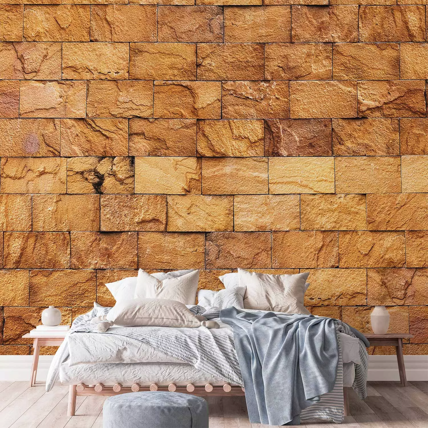 sandstone block wallpaper
