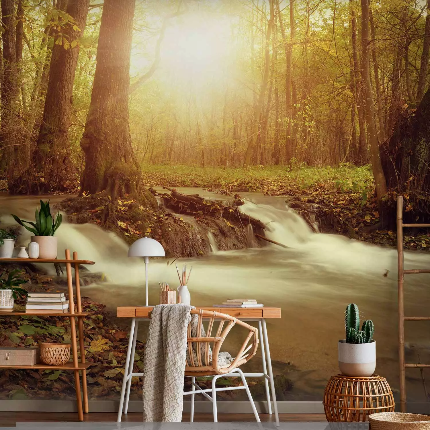 forest effect wallpaper