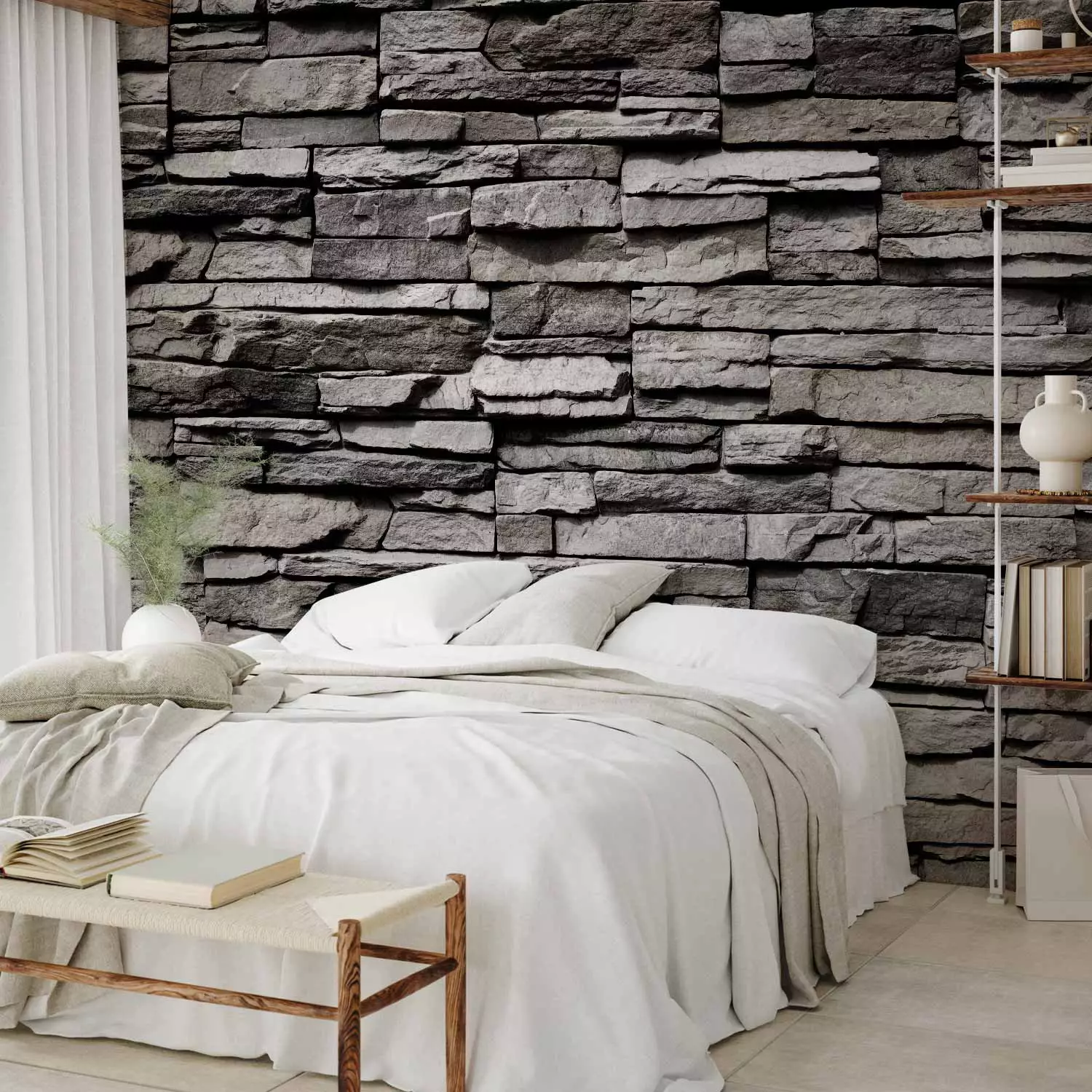 gray wall background design